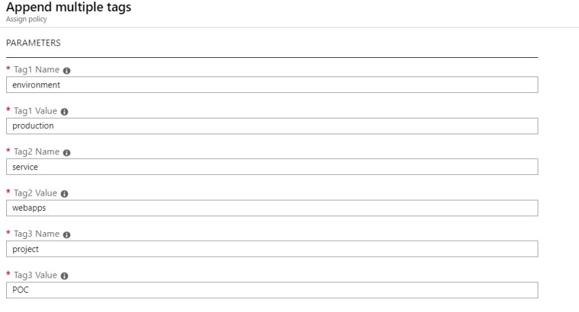 Azure Policy: Append multiple tags – UseIT | Roman Levchenko