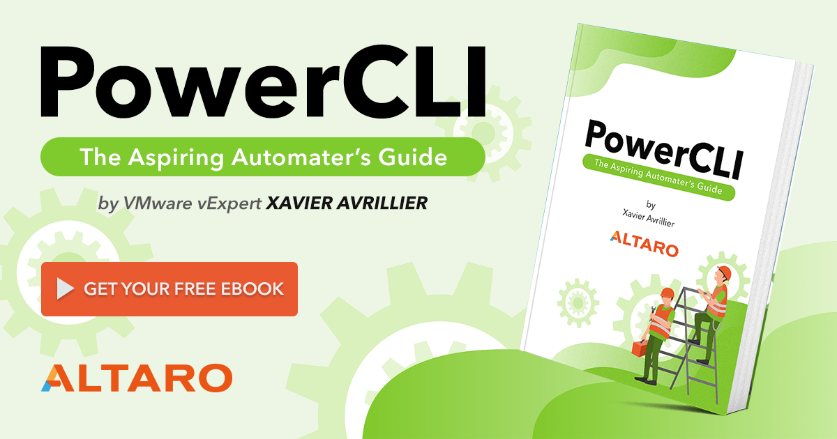 FREE e-book – PowerCLI: The Aspiring Automator’s Guide – UseIT | Roman Levchenko